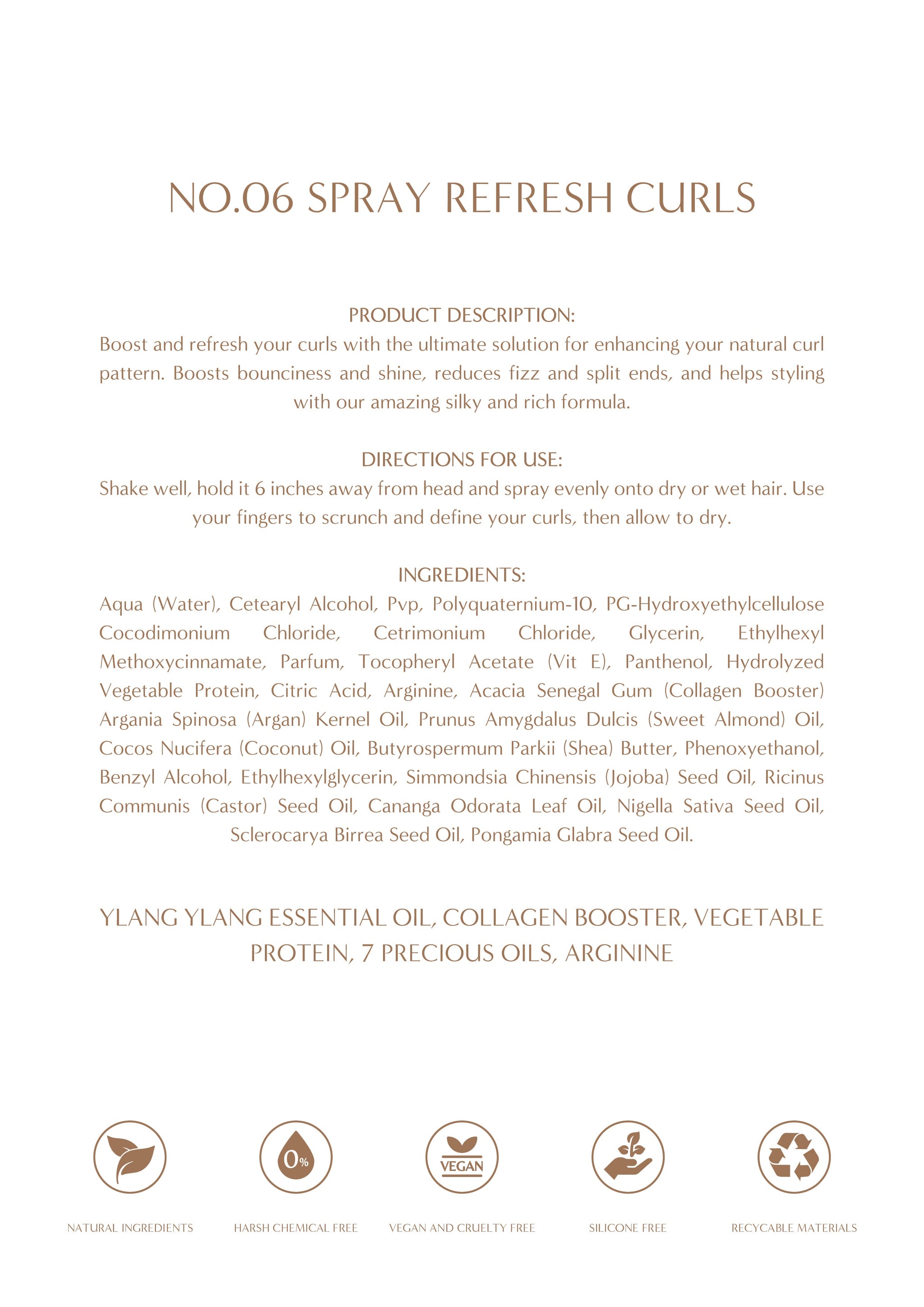 SPRAY REFRESH CURLS – Zaphira Nature